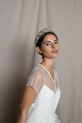 Tiara Para Novias - Amanda | Piedras y flores – Mimoki